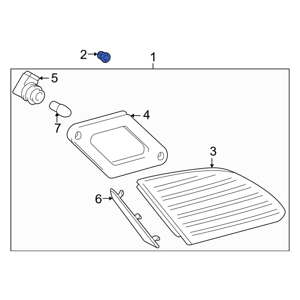 Toyota OE 9008017188 - Tail Light Nut