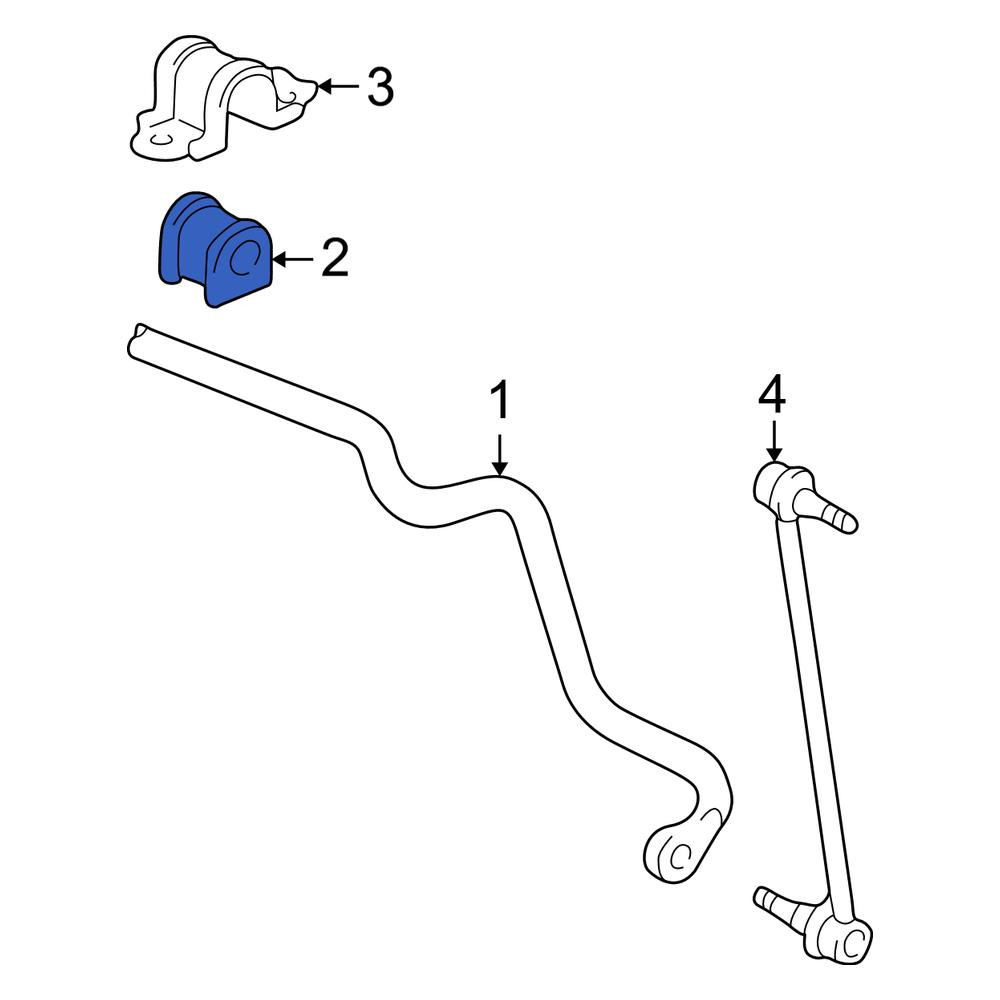 Toyota OE 4881533050 - Front Suspension Stabilizer Bar Bushing