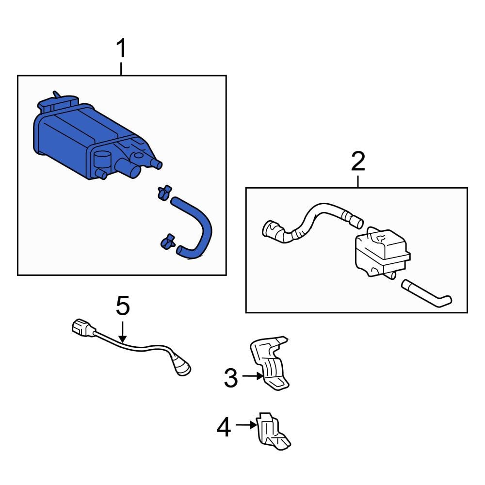 Toyota OE 7774007020 - Vapor Canister
