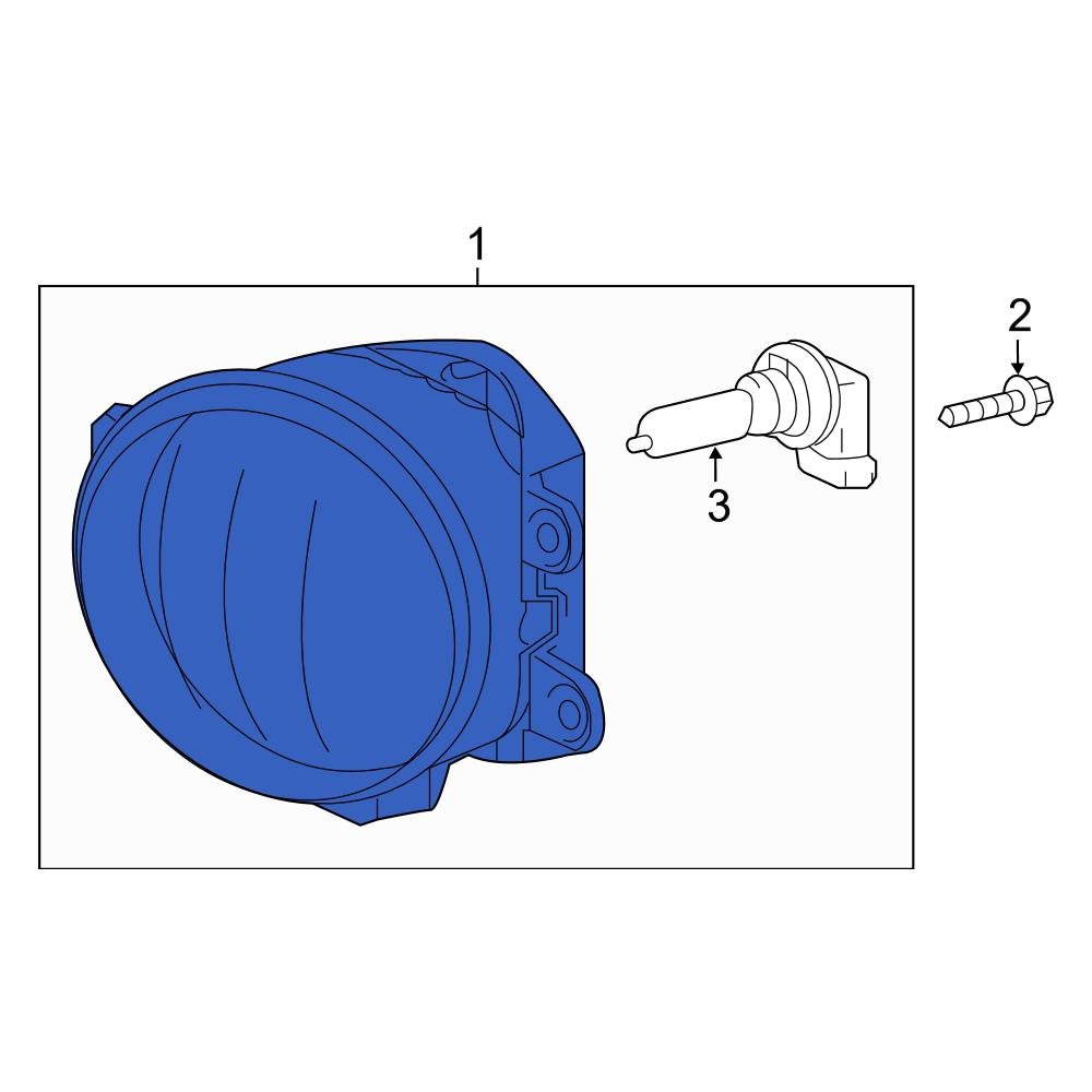 Toyota OE 8122002160 - Front Left Fog Light