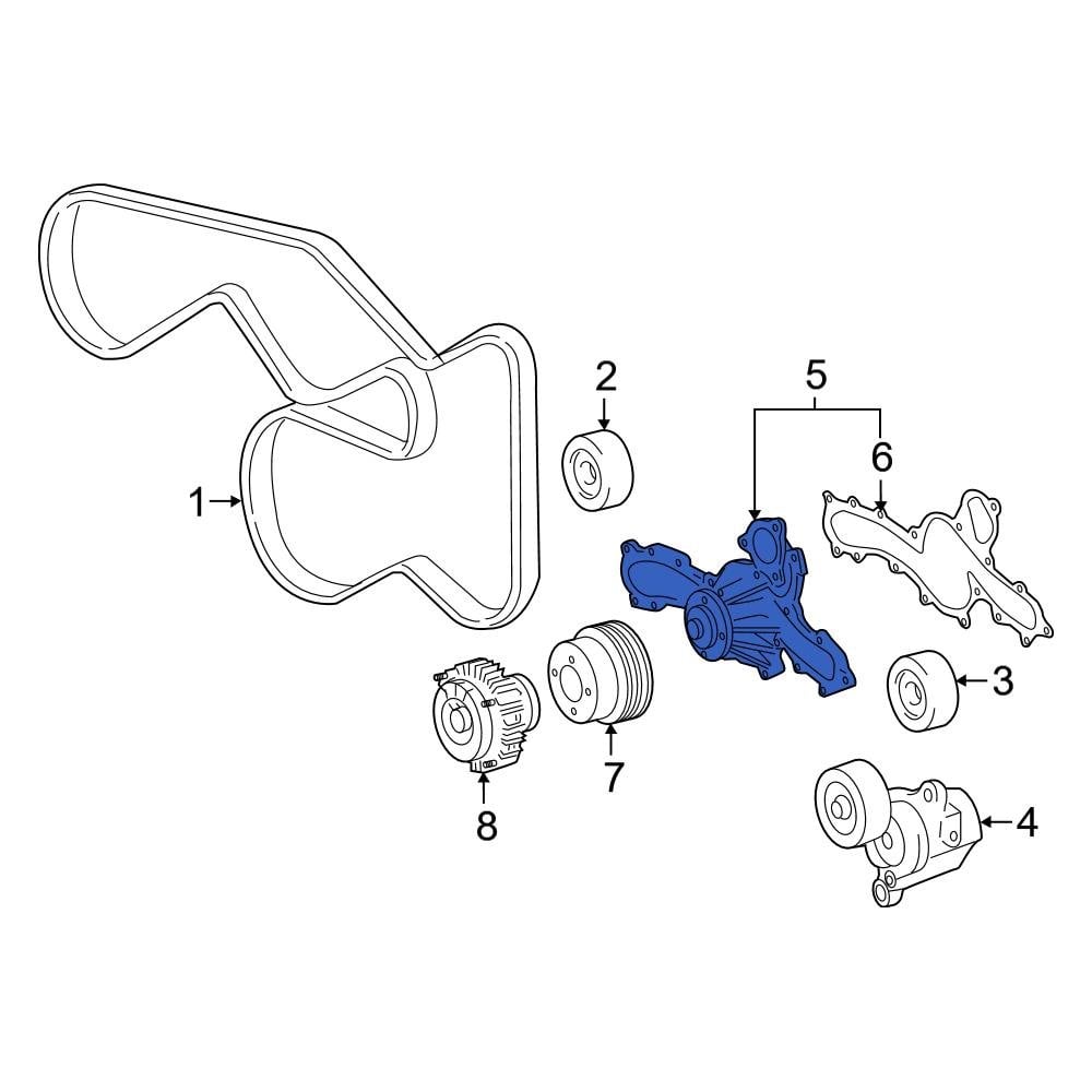 Toyota OE 1610009720 - Engine Water Pump