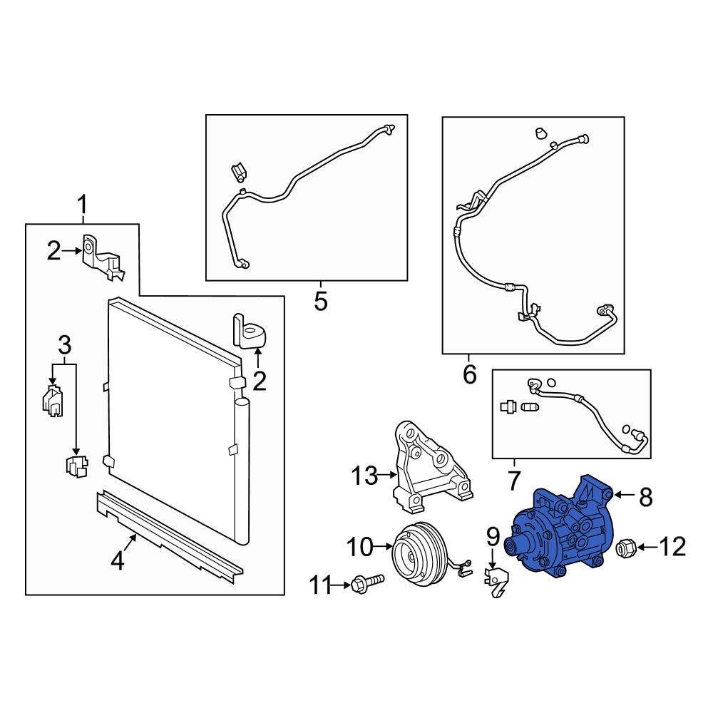 Toyota OE 8832004070 - A/C Compressor