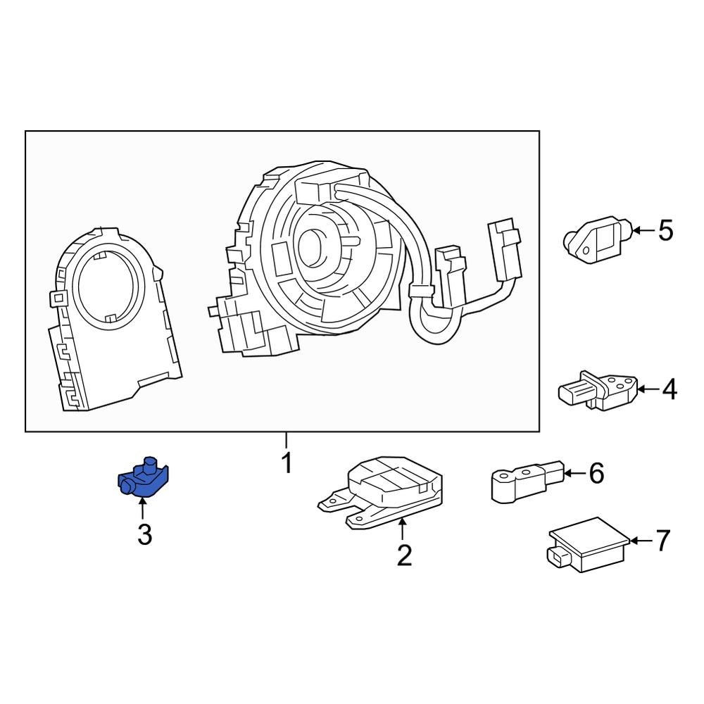 Toyota OE 8917309491 - Front Air Bag Impact Sensor