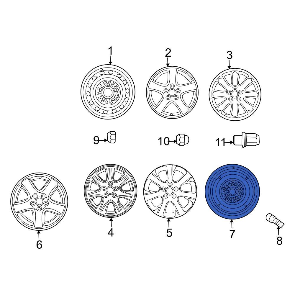Toyota OE 4261106060 - Wheel