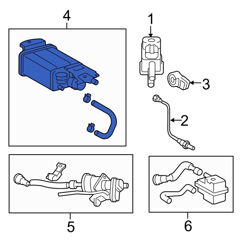 Toyota OE 7774007020 - Vapor Canister