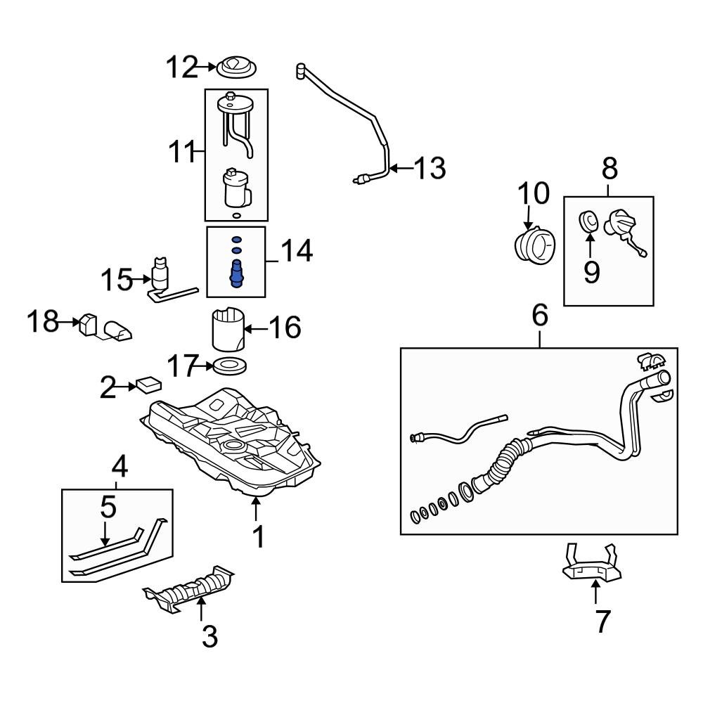Toyota OE 2328021010 - Fuel Injection Pressure Regulator