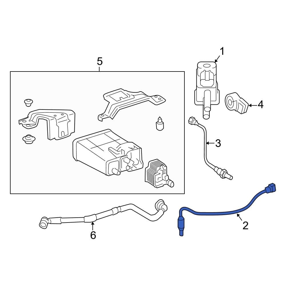 Toyota OE 8946506250 - Rear Left Oxygen Sensor