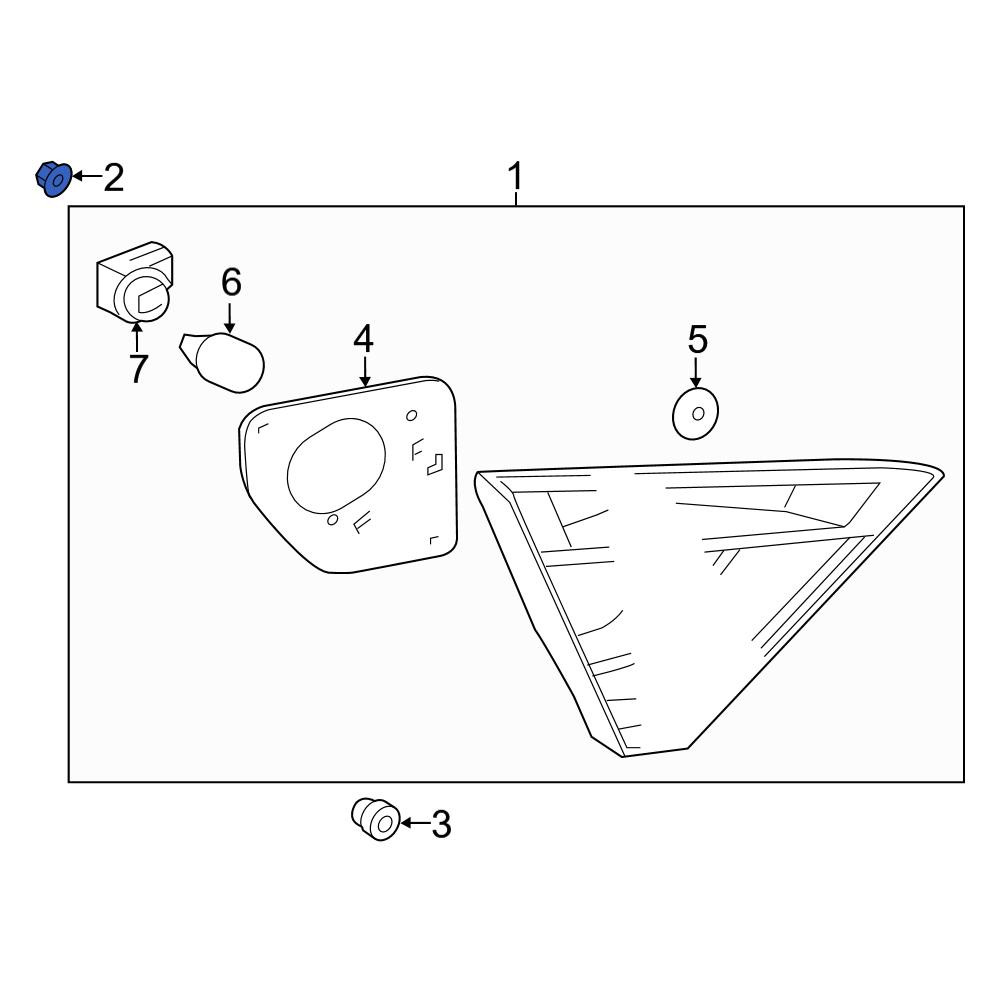 Toyota OE 9008017188 - Tail Light Nut