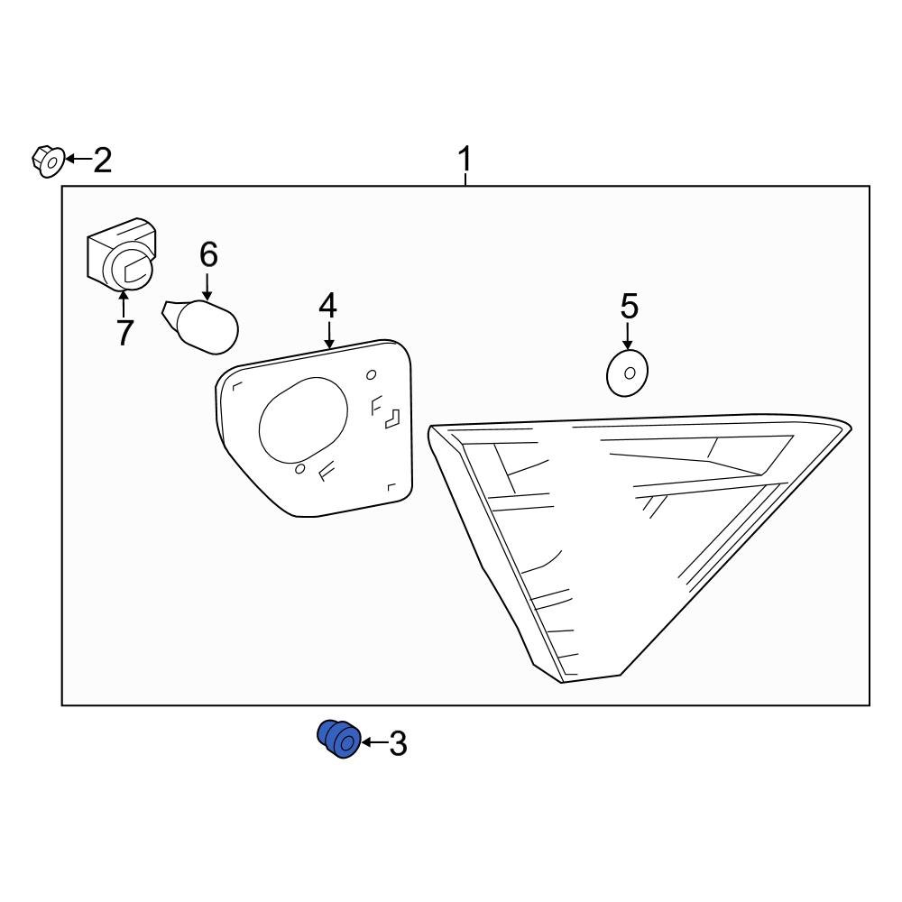 Toyota OE 9008017188 - Tail Light Nut