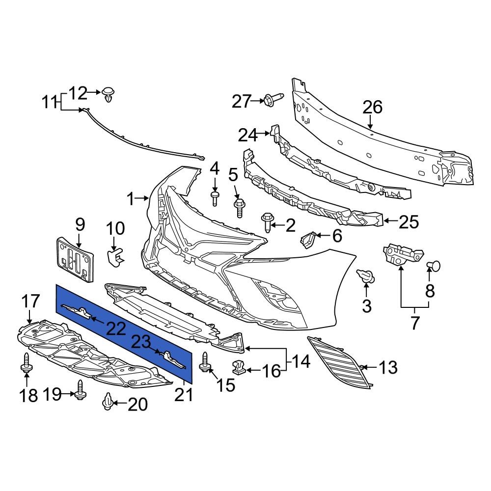 Toyota OE 5385106180 - Front Right Fender Liner Extension