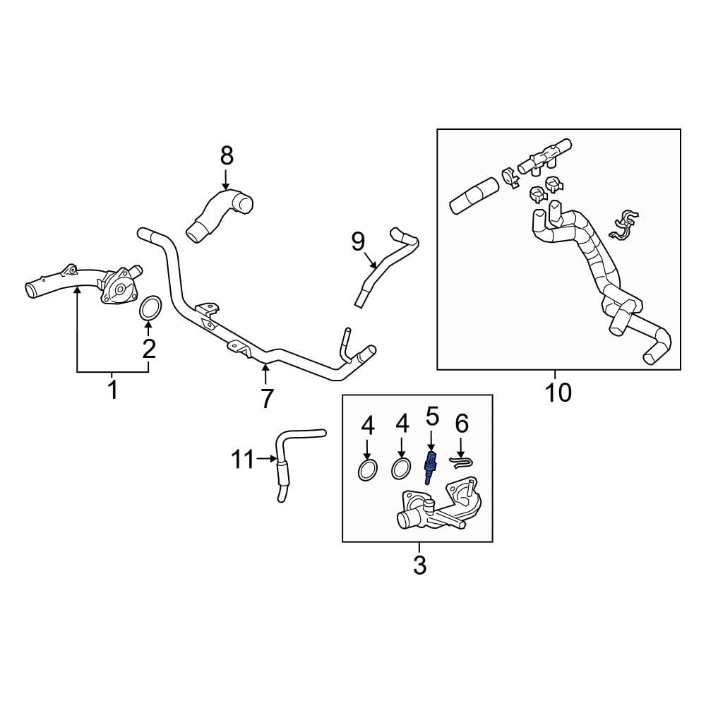 Toyota OE 8942247010 - Engine Coolant Temperature Sensor