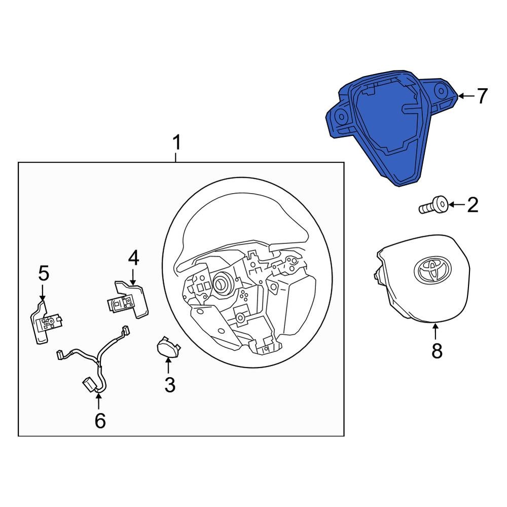 Toyota OE 8432906010 - Combination Switch