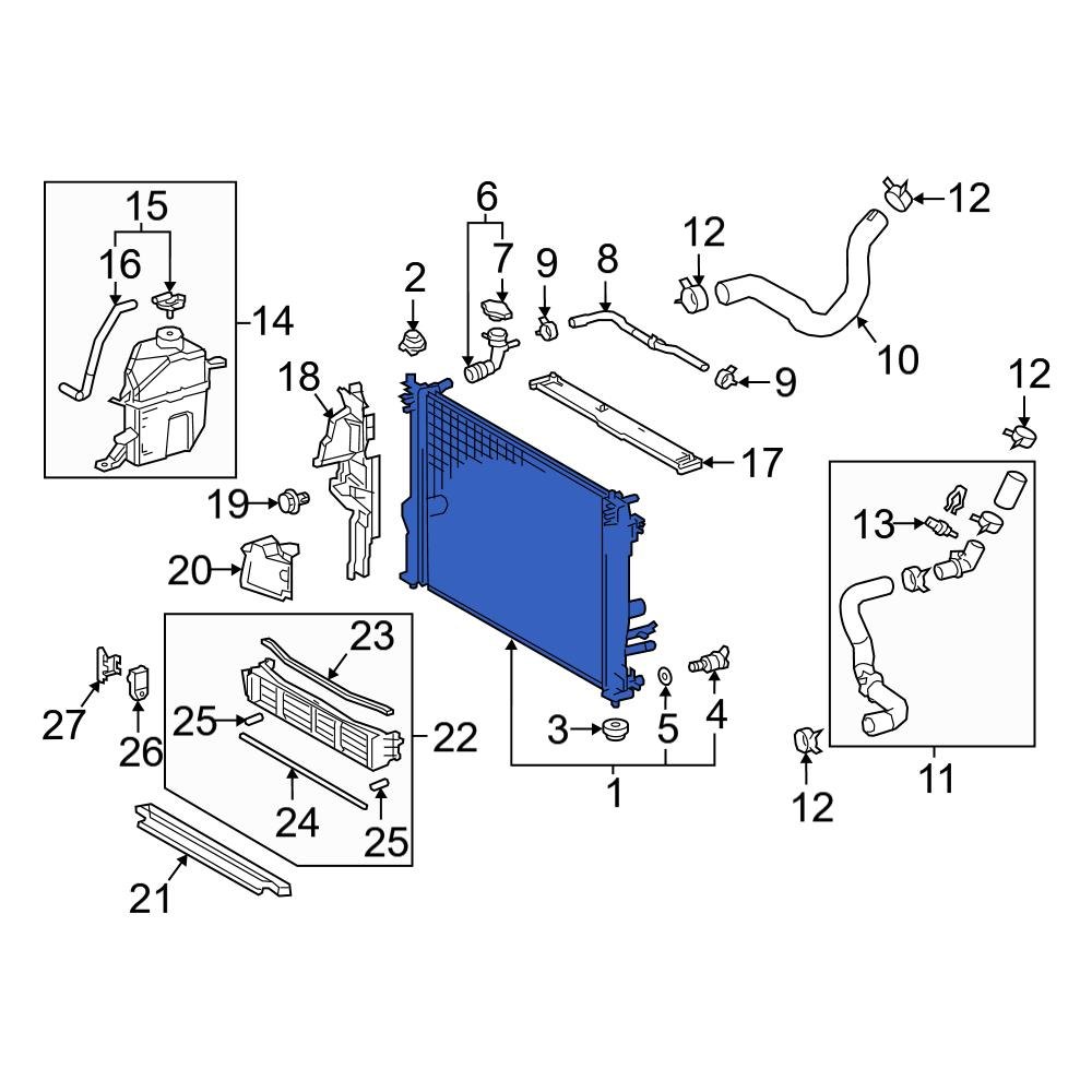 Toyota OE 16400F0021 - Radiator