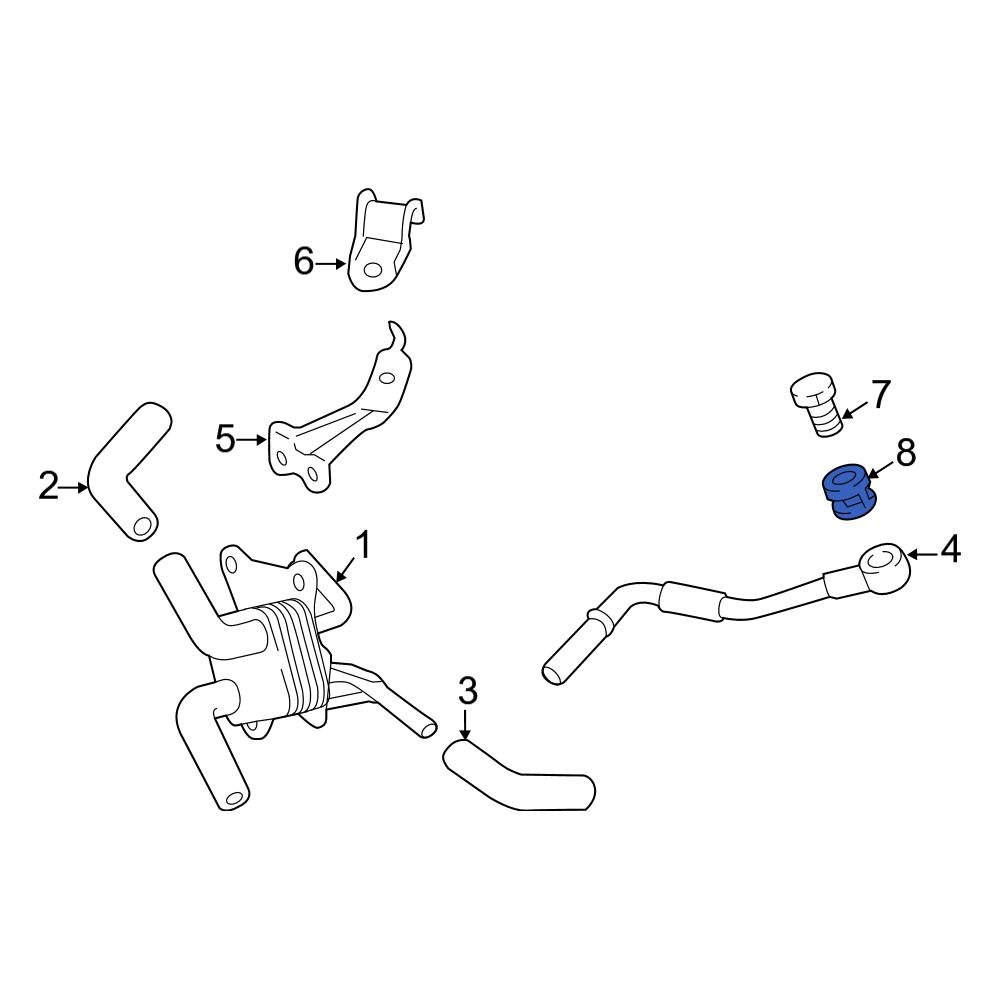 Toyota OE 9043012037 - Automatic Transmission Oil Cooler Hose Gasket