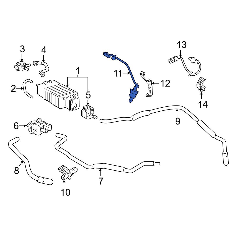 Toyota OE 8946706250 - Front Oxygen Sensor