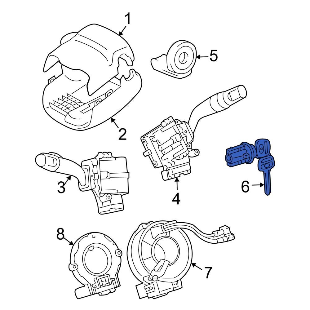 Toyota OE 8445052010 - Ignition Switch