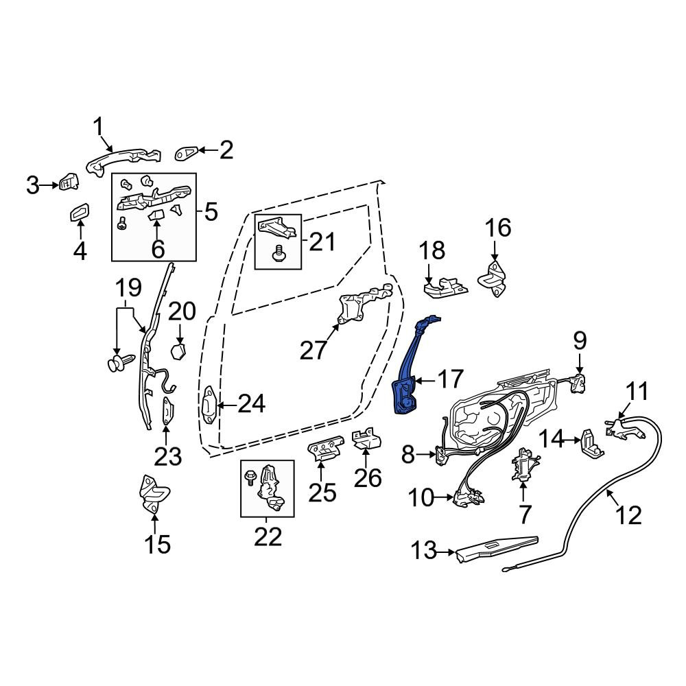 Toyota OE 8562008053 - Left Power Sliding Door Motor