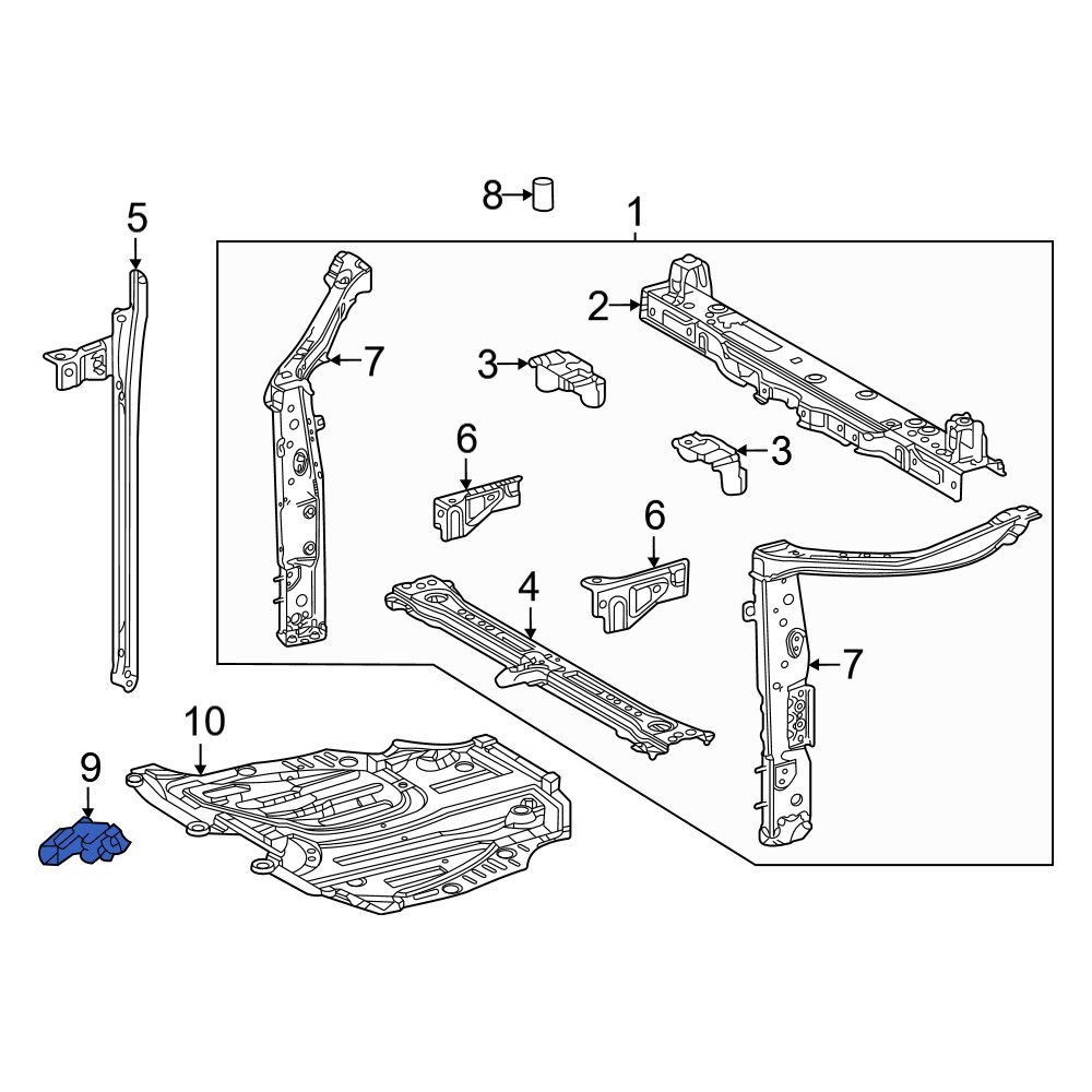 Toyota OE 8879006020 - Front Ambient Air Temperature Sensor