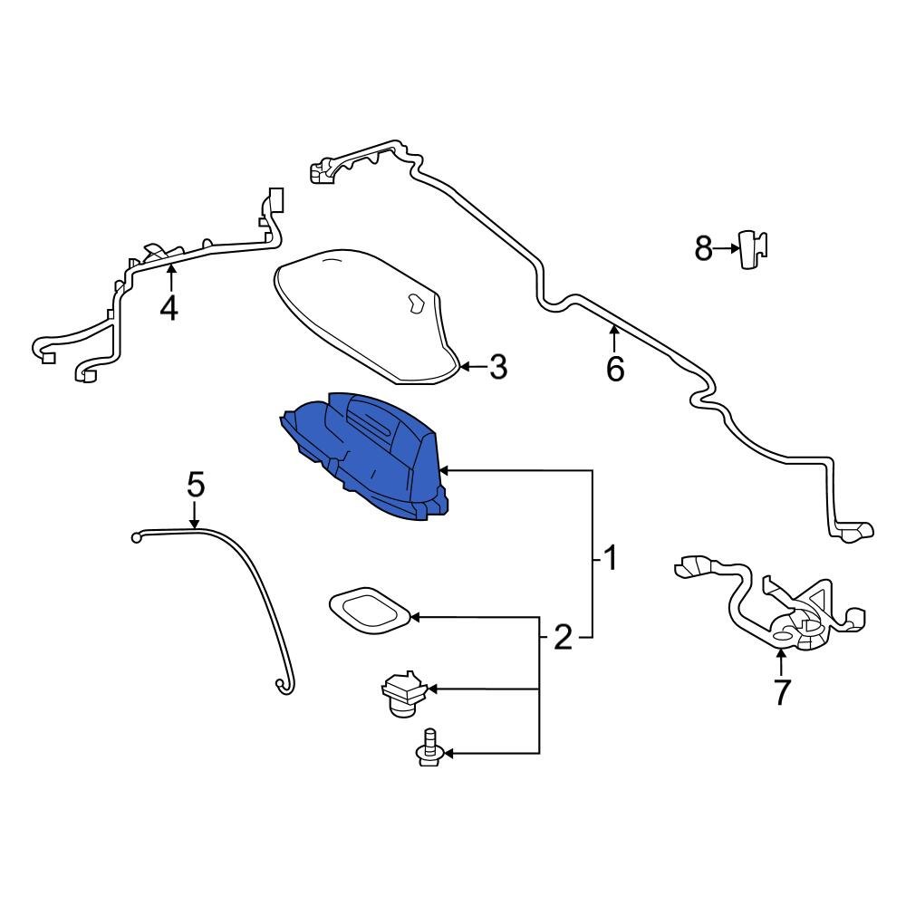 Toyota OE 8676004010 - Radio Antenna Mast
