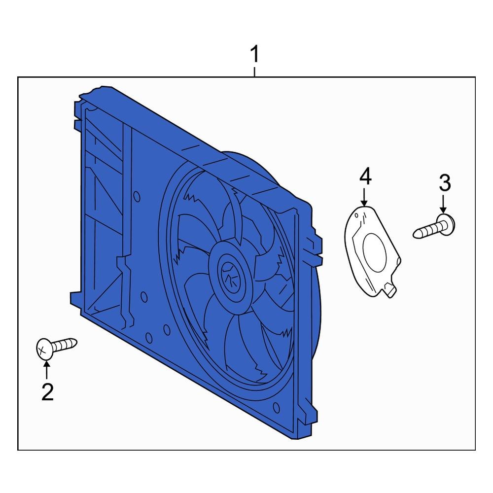Toyota OE 163600P170 - Engine Cooling Fan Assembly