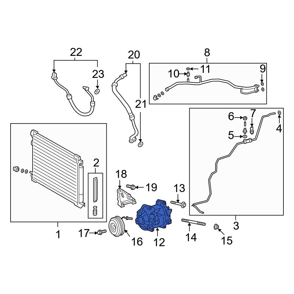Toyota OE 8832048330 - A/C Compressor