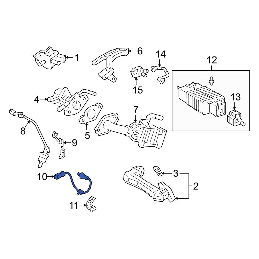 Toyota OE 8946733210 - Rear Oxygen Sensor