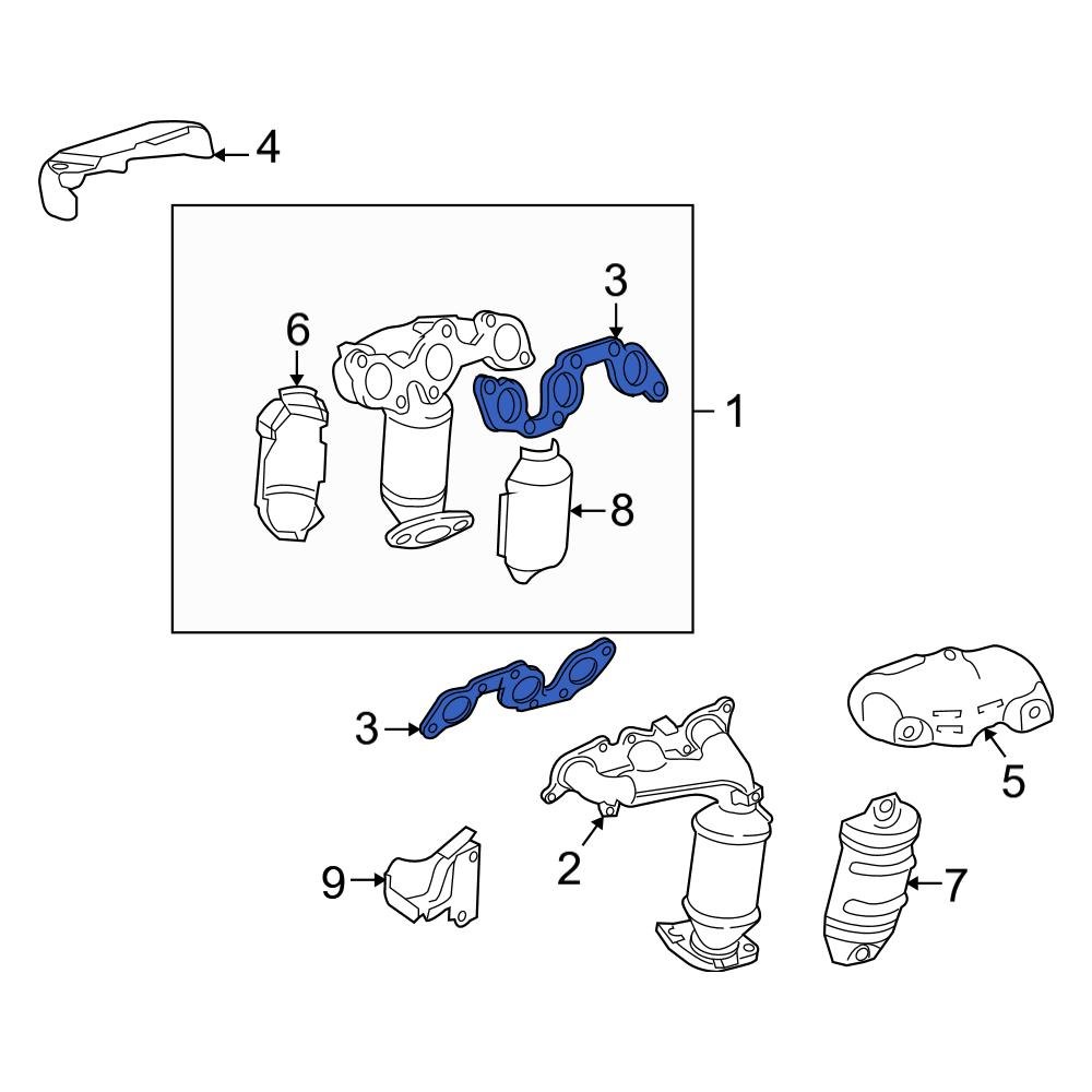Toyota OE 1717320030 - Exhaust Manifold Gasket