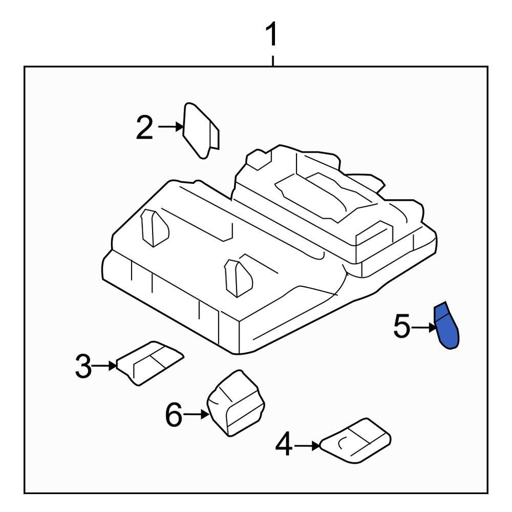 Toyota OE 9098112005 - Map Light Bulb