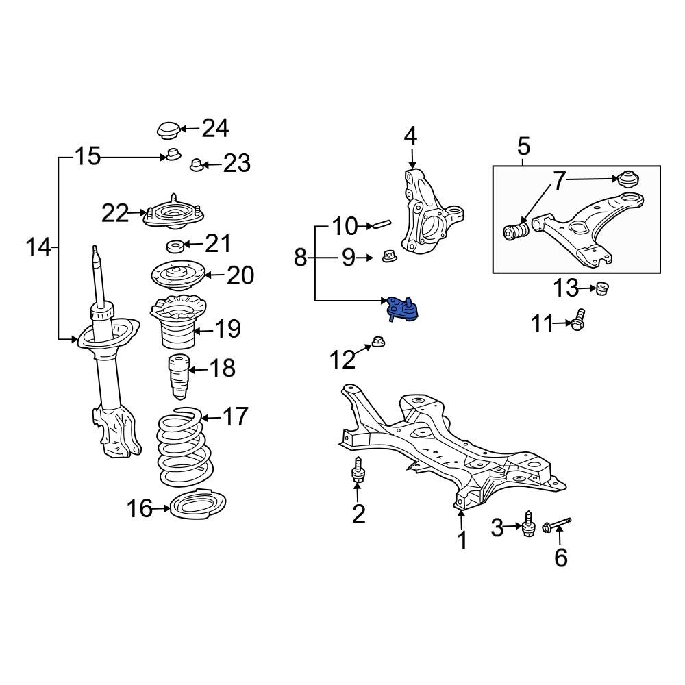 Toyota OE 4333049055 - Front Suspension Ball Joint