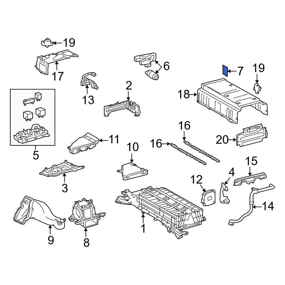 Toyota OE 1128221010 - Engine Decal