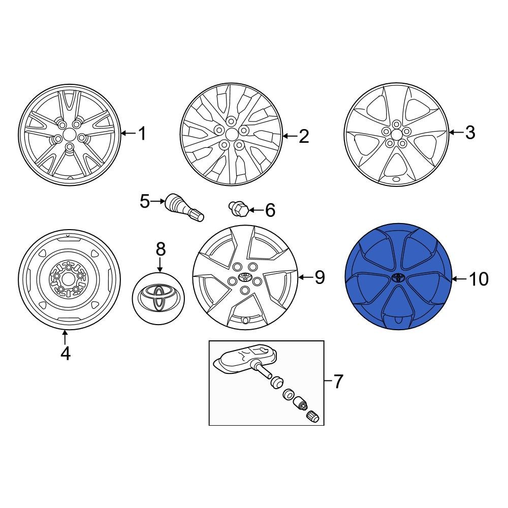 Toyota OE 4260247060 - Wheel Cover