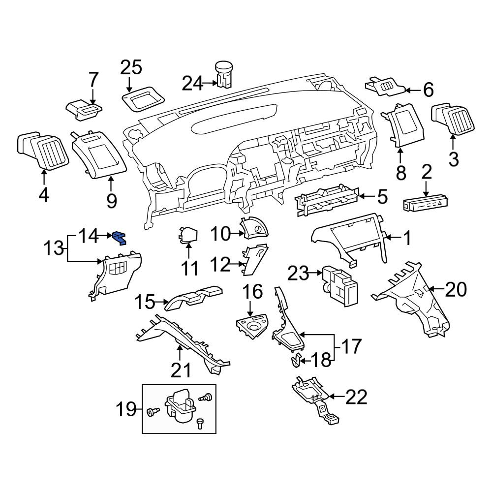 Toyota OE 9046712080 - Seat Back Cushion Clip