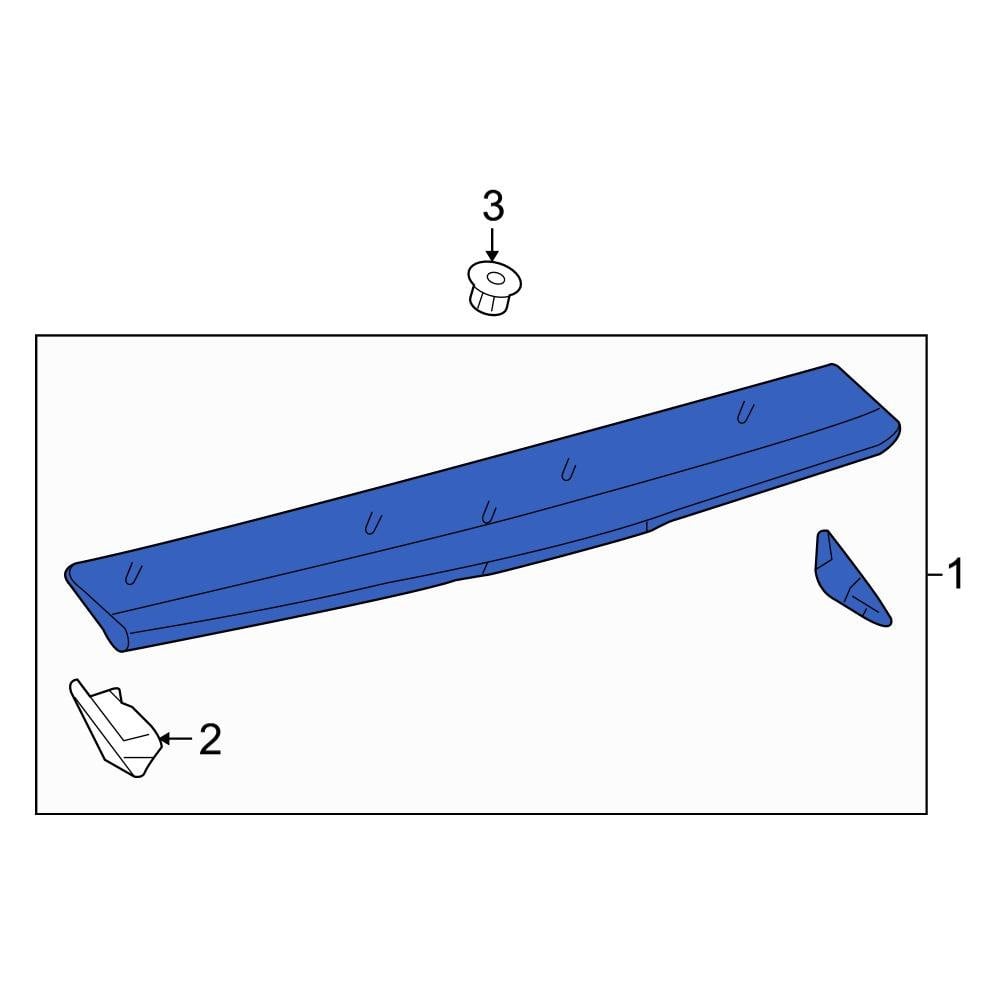 Toyota OE 7608547910 - Rear Spoiler