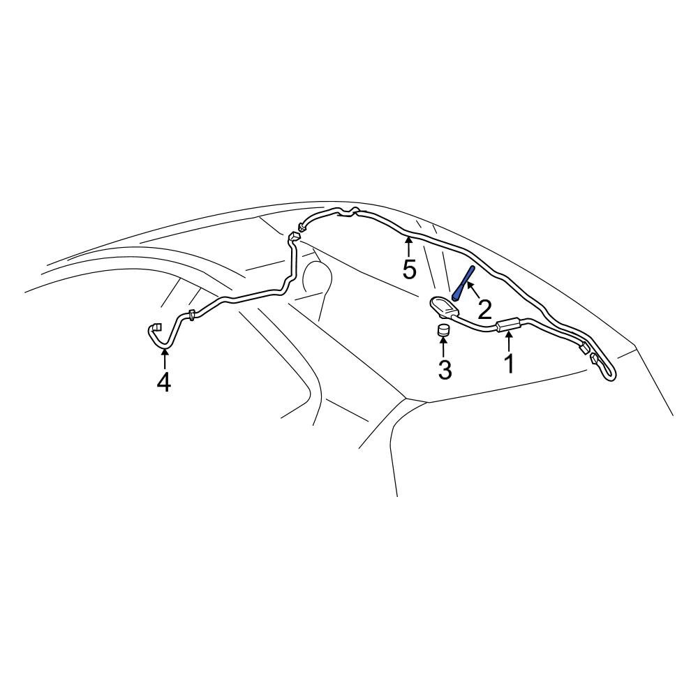 Toyota OE 8630942080 - Radio Antenna Mast