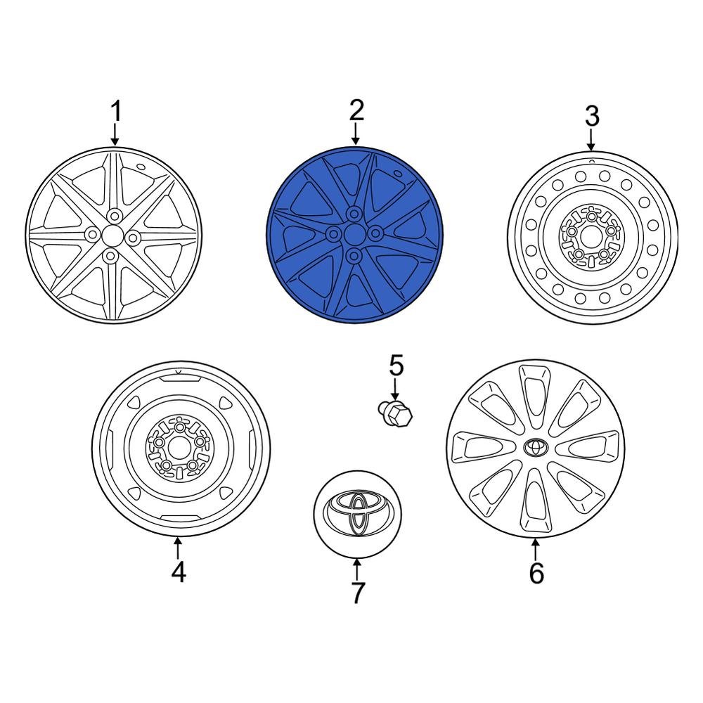 Toyota OE 4261152A00 - Wheel