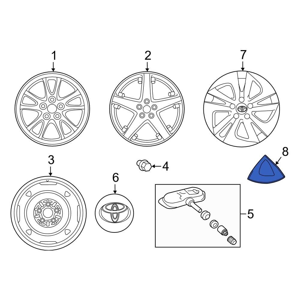 Toyota OE 4260247251 - Wheel Cover