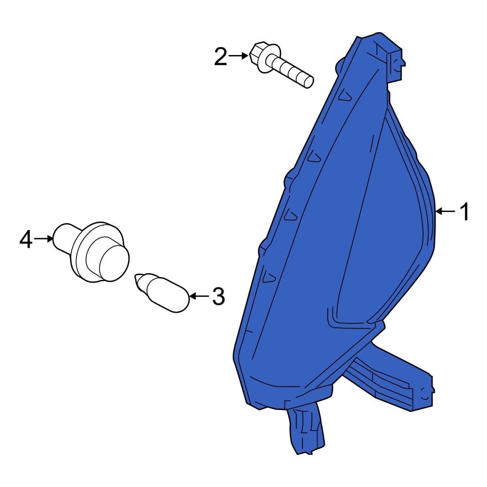 Toyota OE 8153147010 - Rear Right Turn Signal Light Assembly