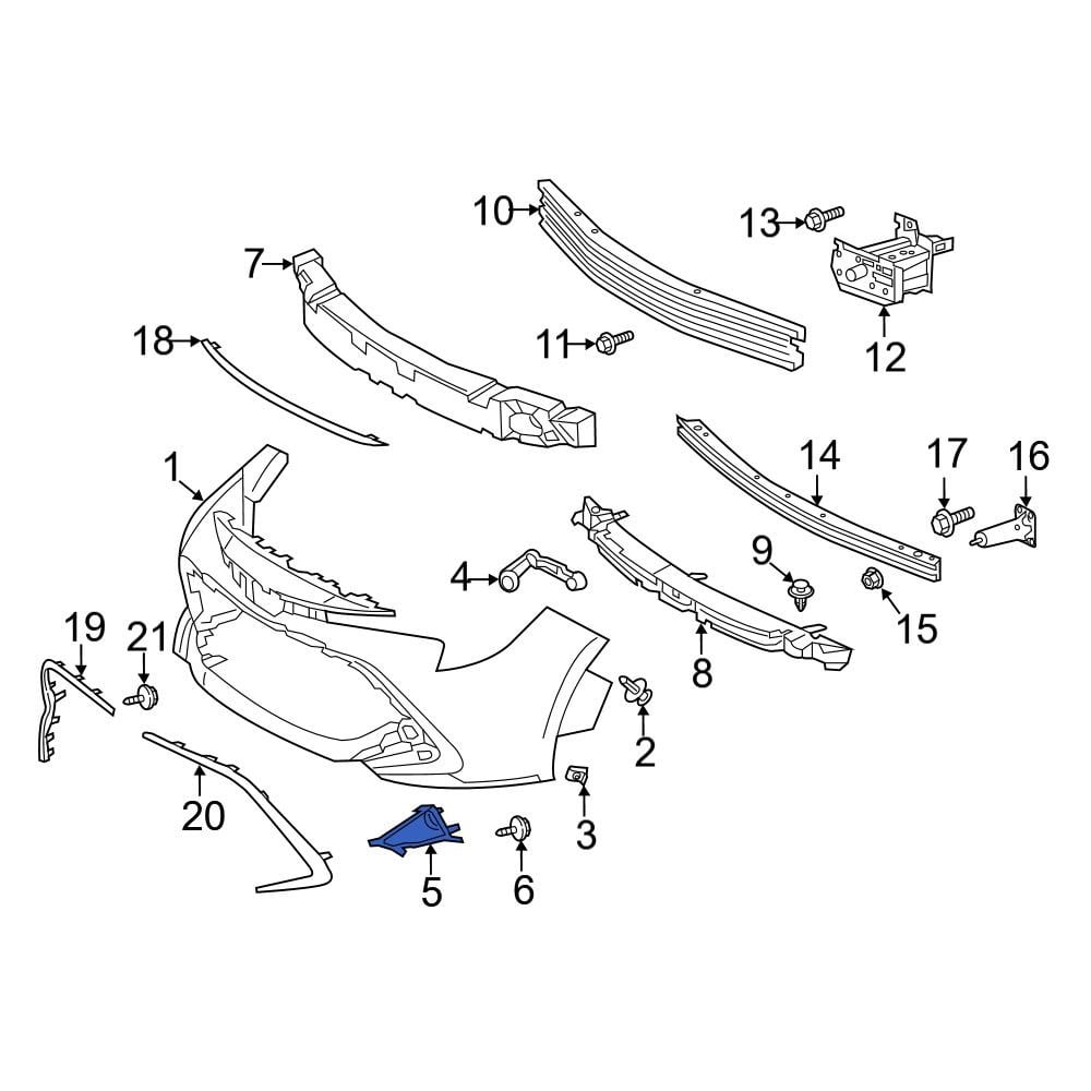 Toyota OE 8148112390 - Front Right Fog Light Trim