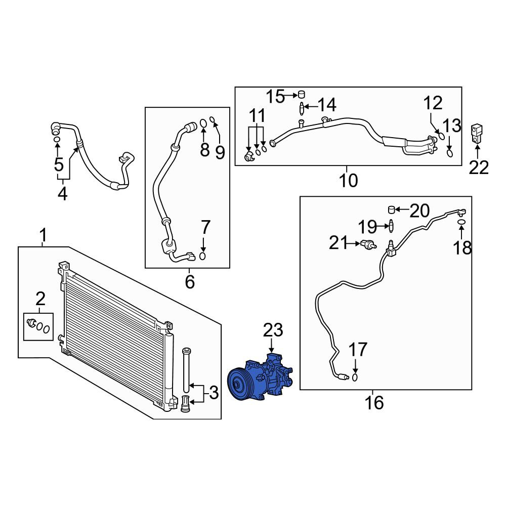 Toyota OE 8831002852 - A/C Compressor