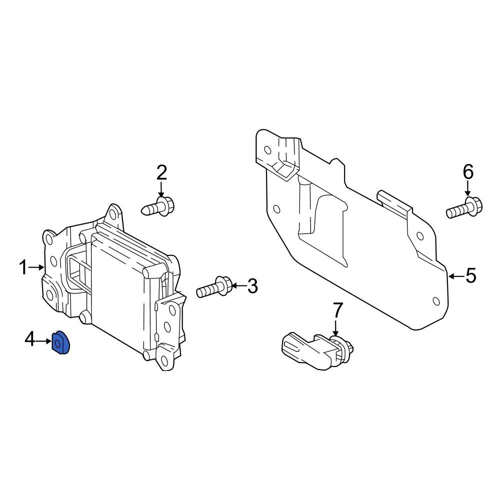 Toyota OE 9018206009 - Bumper Cover Support Rail Nut
