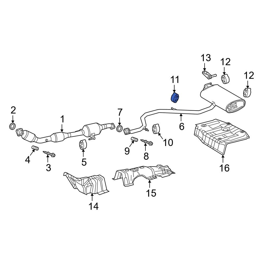 Toyota OE 175650S011 - Exhaust System Hanger