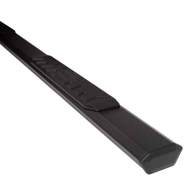 TrailFX® AL4021B - 4.5" A4 Series Cab Length Black Trapezoid Nerf Bars