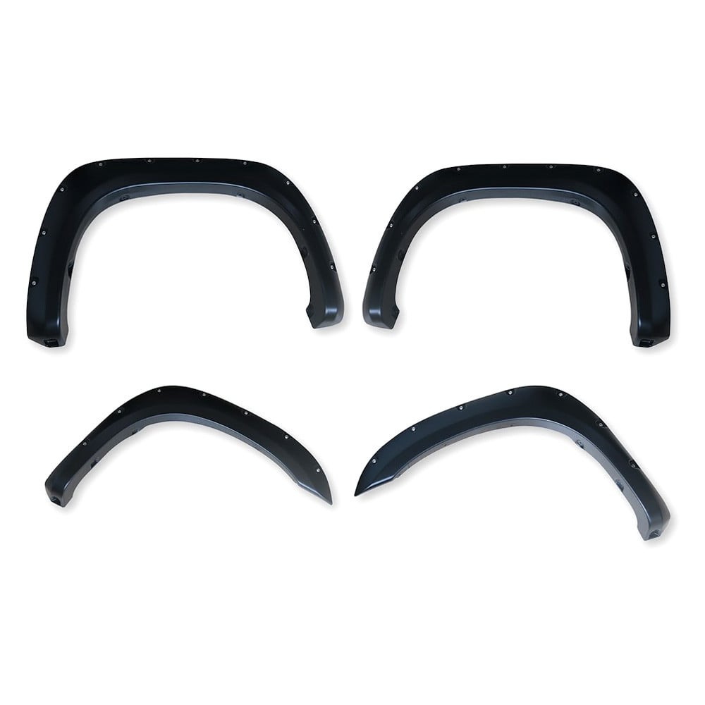 TrailFX® TFT3001S - Smooth Black Front and Rear Fender Flares