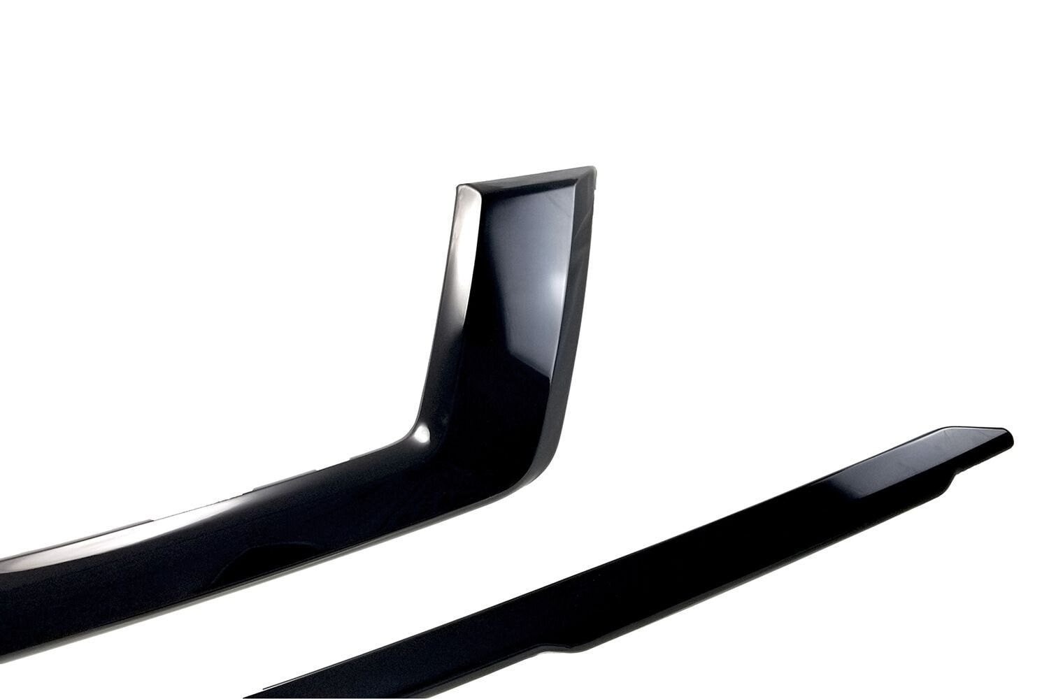 Trim Illusion® ABS6491BLK - 2-Pc Gloss Black Main and Bumper Grille Trim