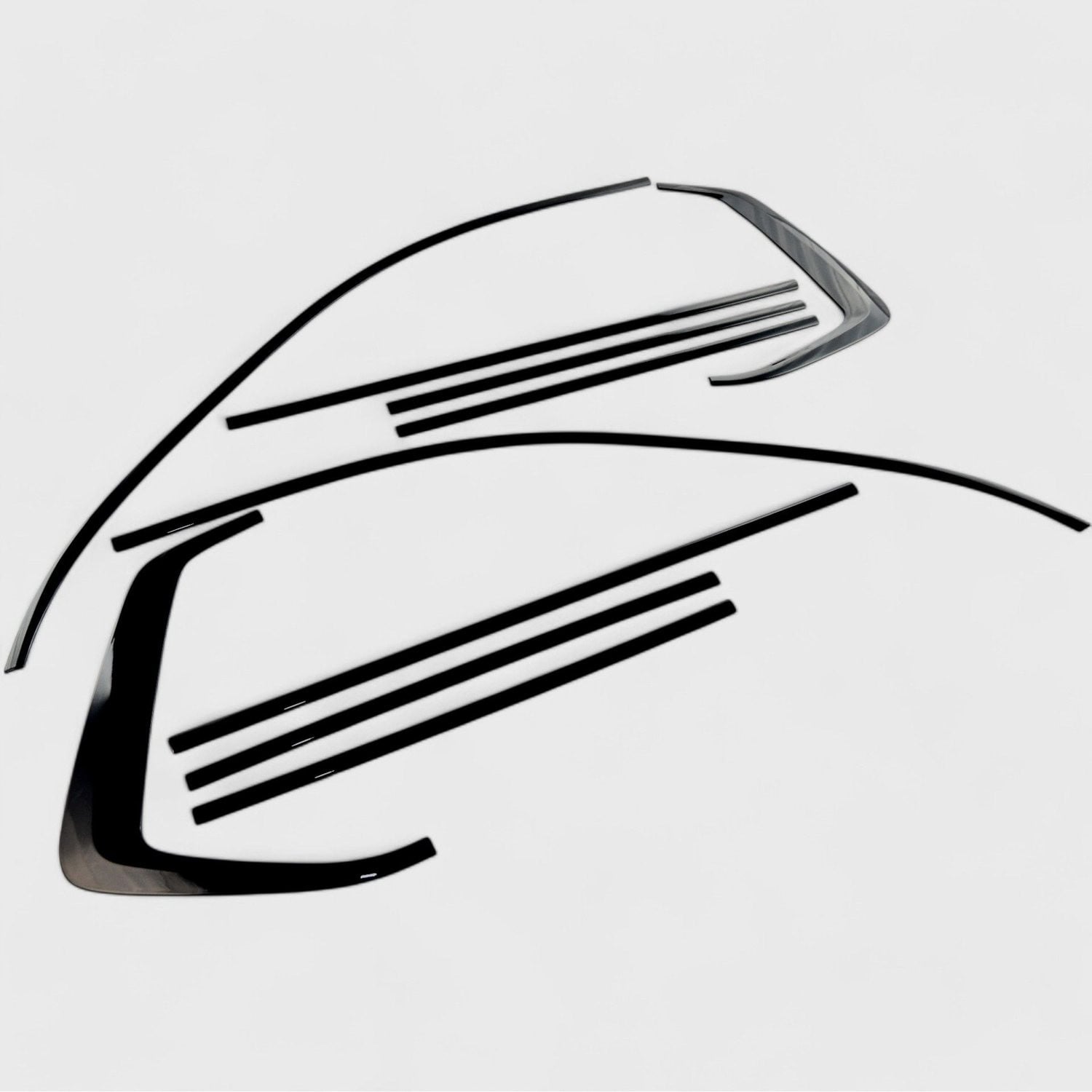 Trim Illusion® WT6005BLK - Gloss Black Window Trim Set