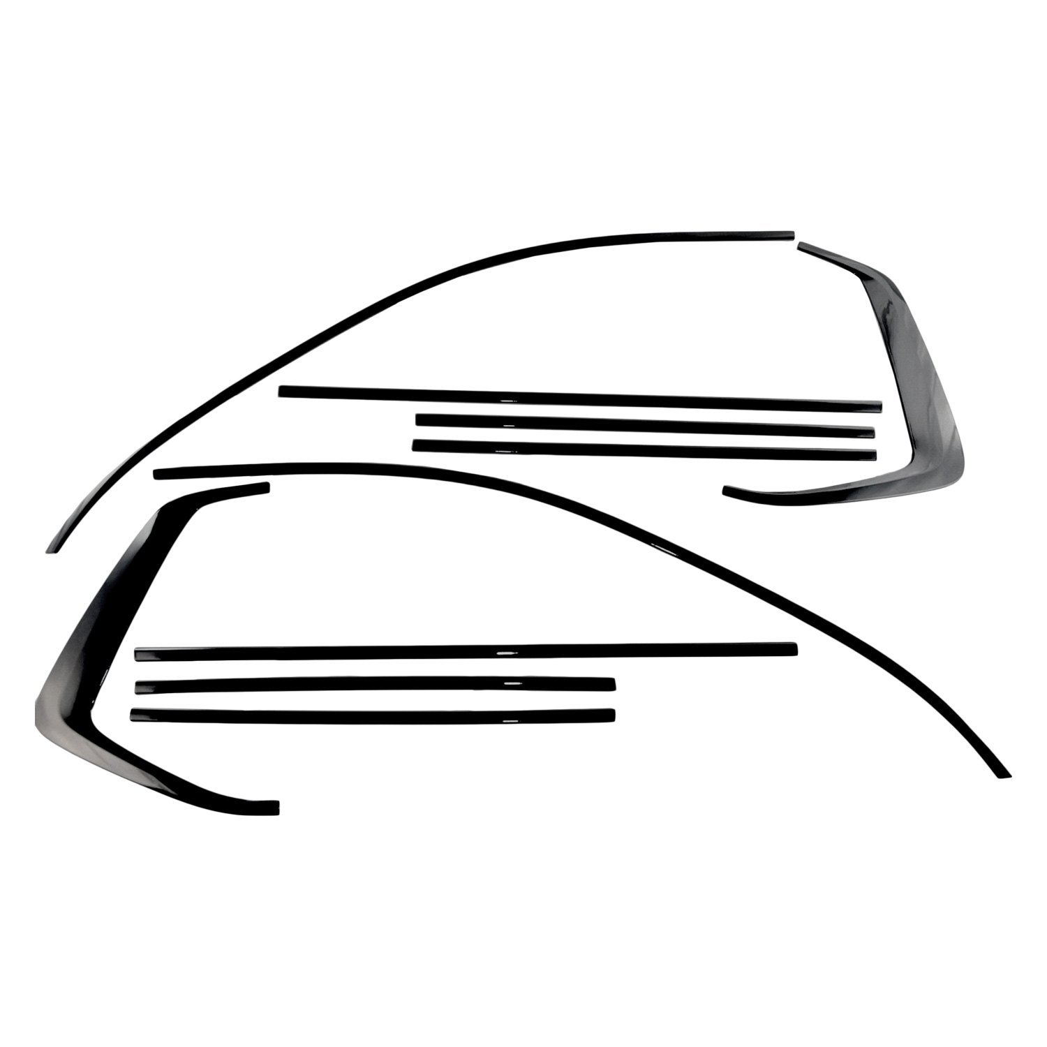 Trim Illusion® WT6005BLK - Gloss Black Window Trim Set