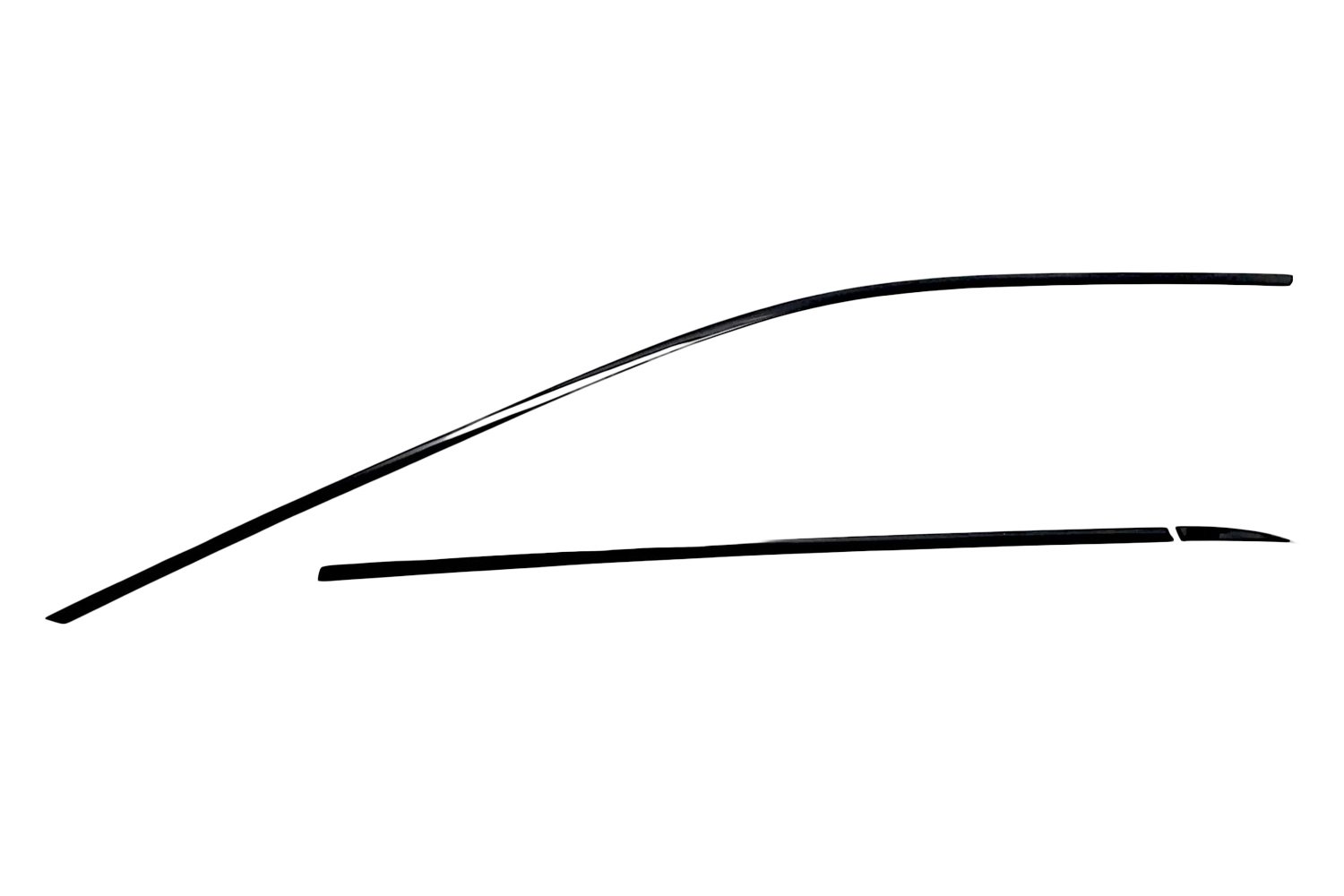 Trim Illusion® WT6008BLK - Gloss Black Window Trim Set