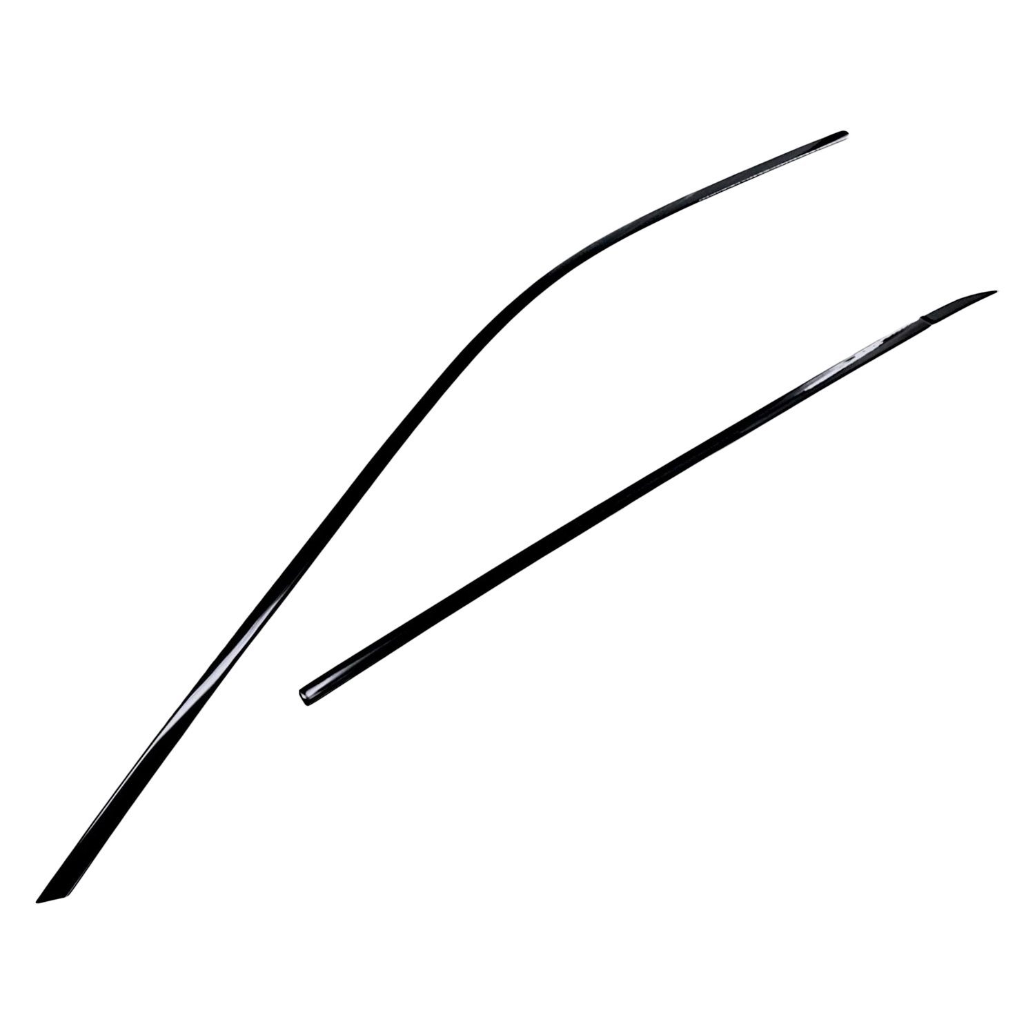 Trim Illusion® WT6008BLK - Gloss Black Window Trim Set