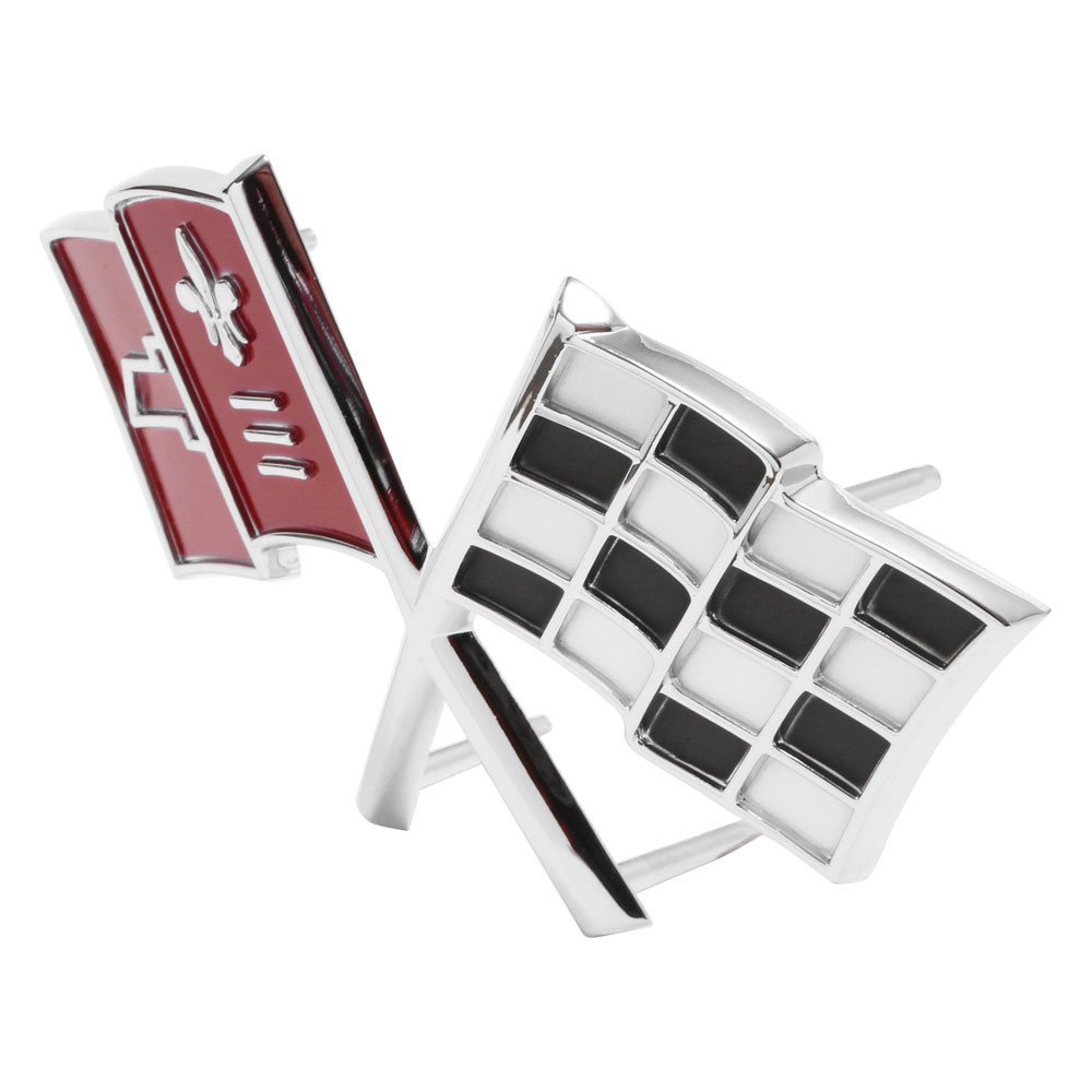 Trim Parts® 5233 - "X-Flag" Front Emblem