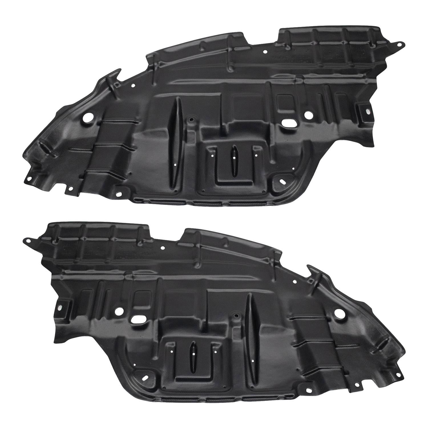 TRQ® BDA05486 - Front Driver and Passenger Side Engine Splash Shield